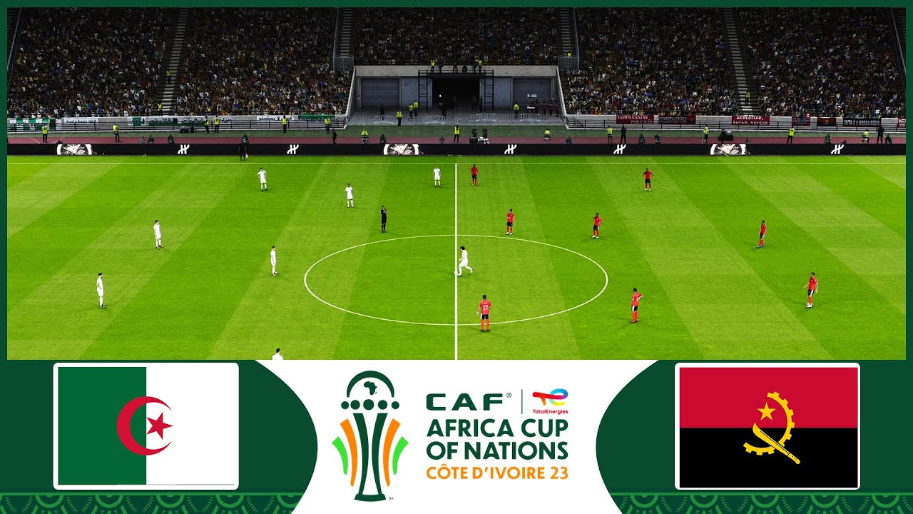 Algeria vs Angola - Africa Cup of Nations - 15th January 2024 - Full ...