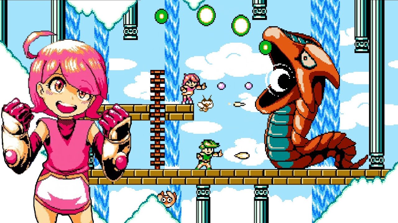 Fallen Leaf Demo Gameplay / 8-Bit Side Scrolling Shooter Action Indie ...