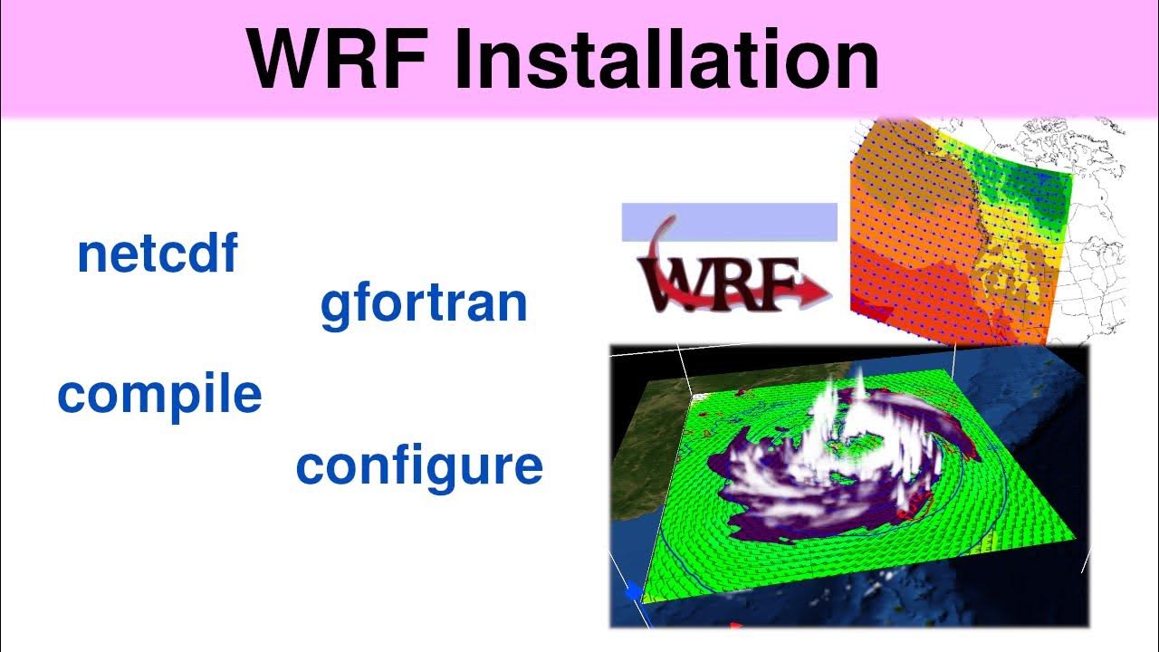 WRF model installation - YouTube