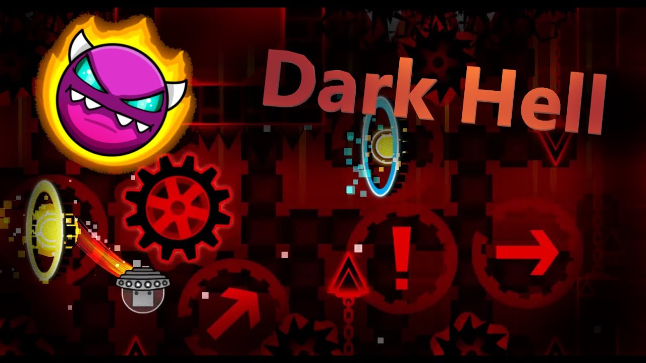 "Dark Hell" 100% (Demon) | Geometry Dash 2.11 - YouTube