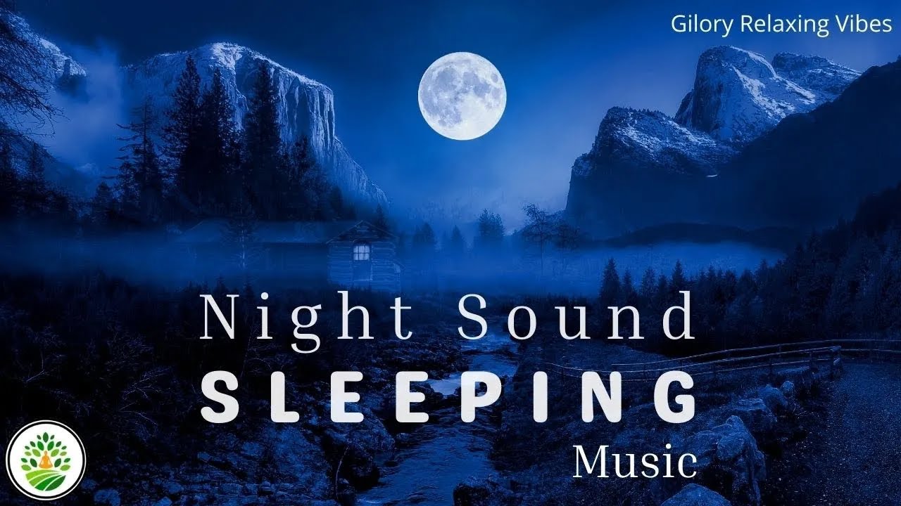 🌞Night Sound for Sleeping, Night Ambience, Lake Wave, Moon Reflecting ...