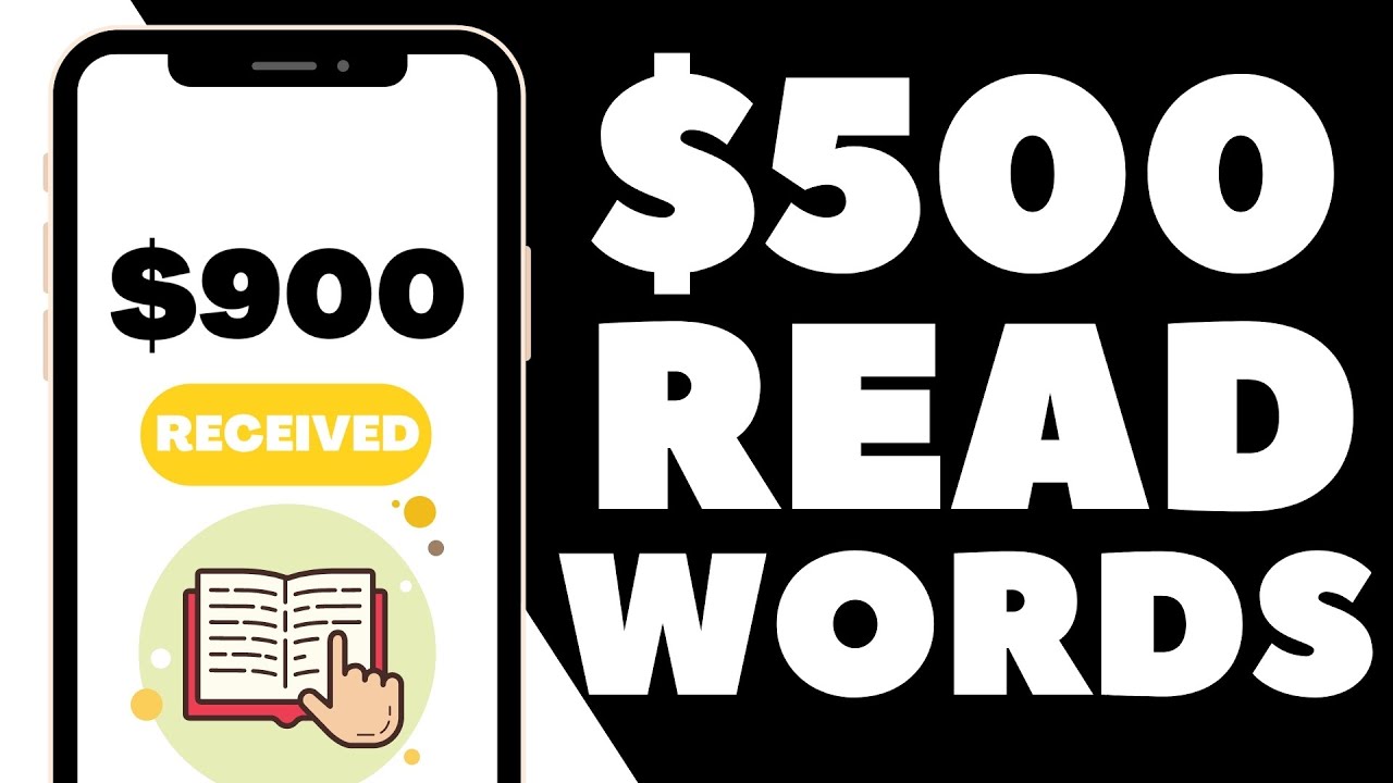 Earn $500 For READING WORDS - Make Money Online - YouTube