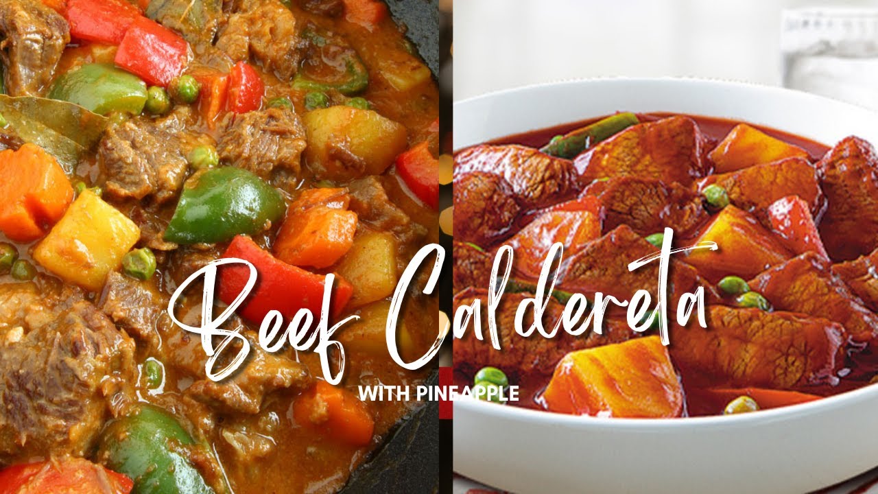 Beef Caldereta Recipe | Beef Caldereta with Pineapple - YouTube