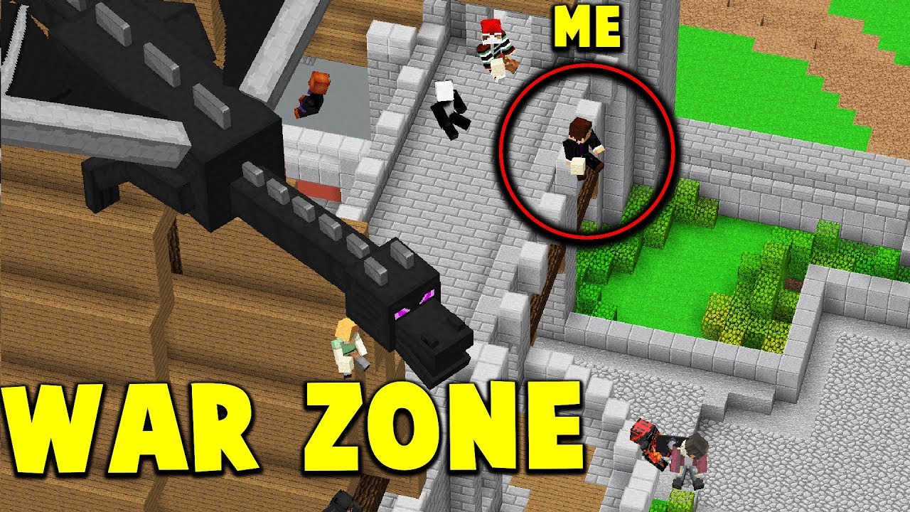 THE WARZONE CHALLENGE in Minecraft BATTLE ROYALE - YouTube