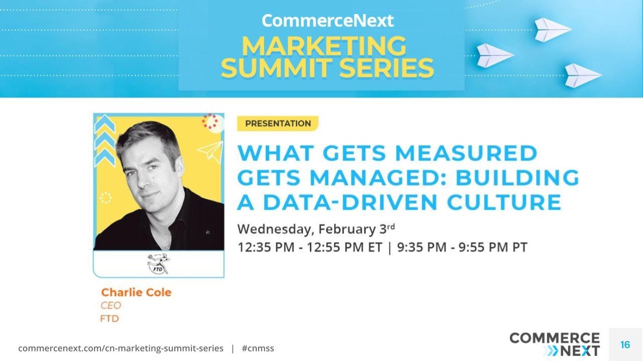 What Gets Measured Gets Managed: Building a Data-Driven Culture w ...