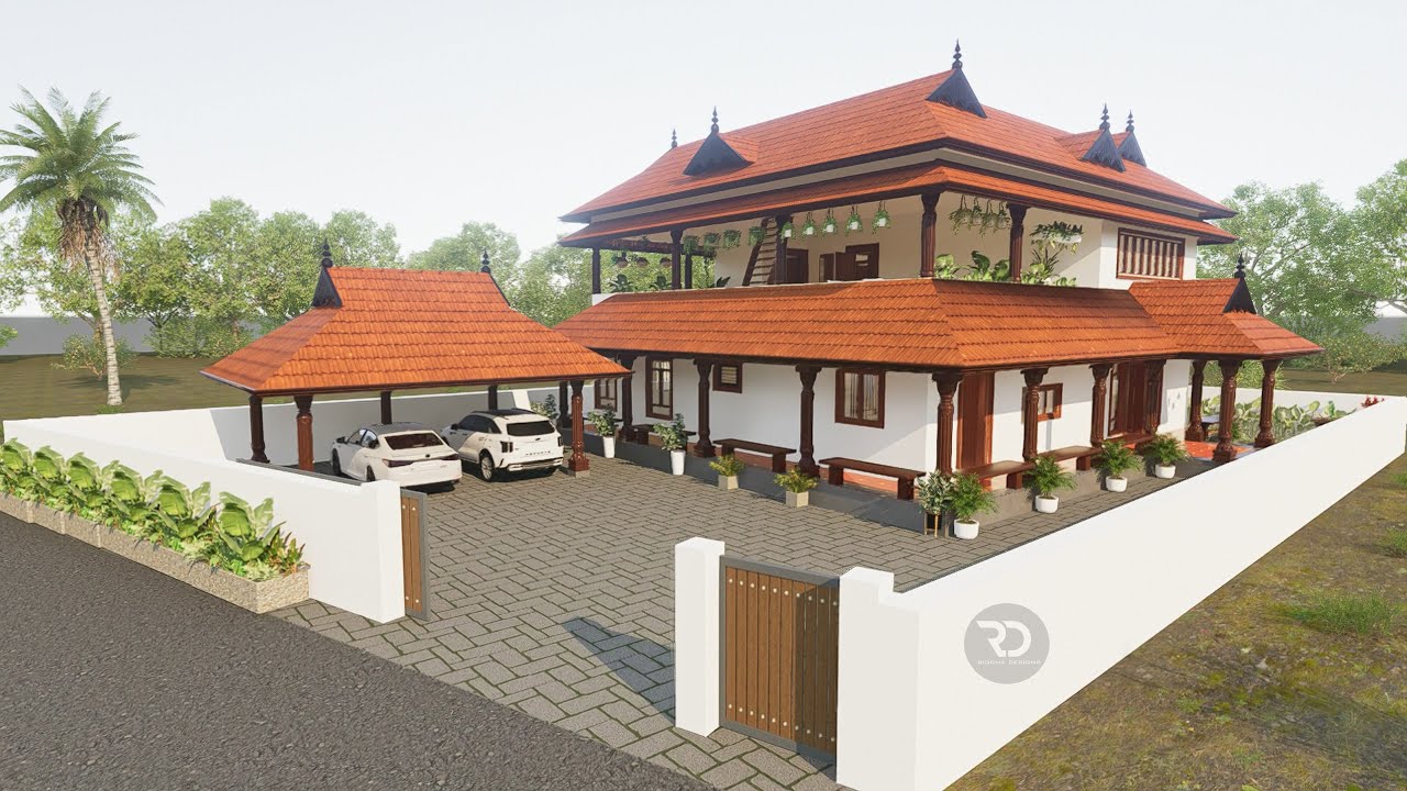 3BHK | Traditional | Home Tour | D5Render | Riddha Designs | 4K | 3d ...