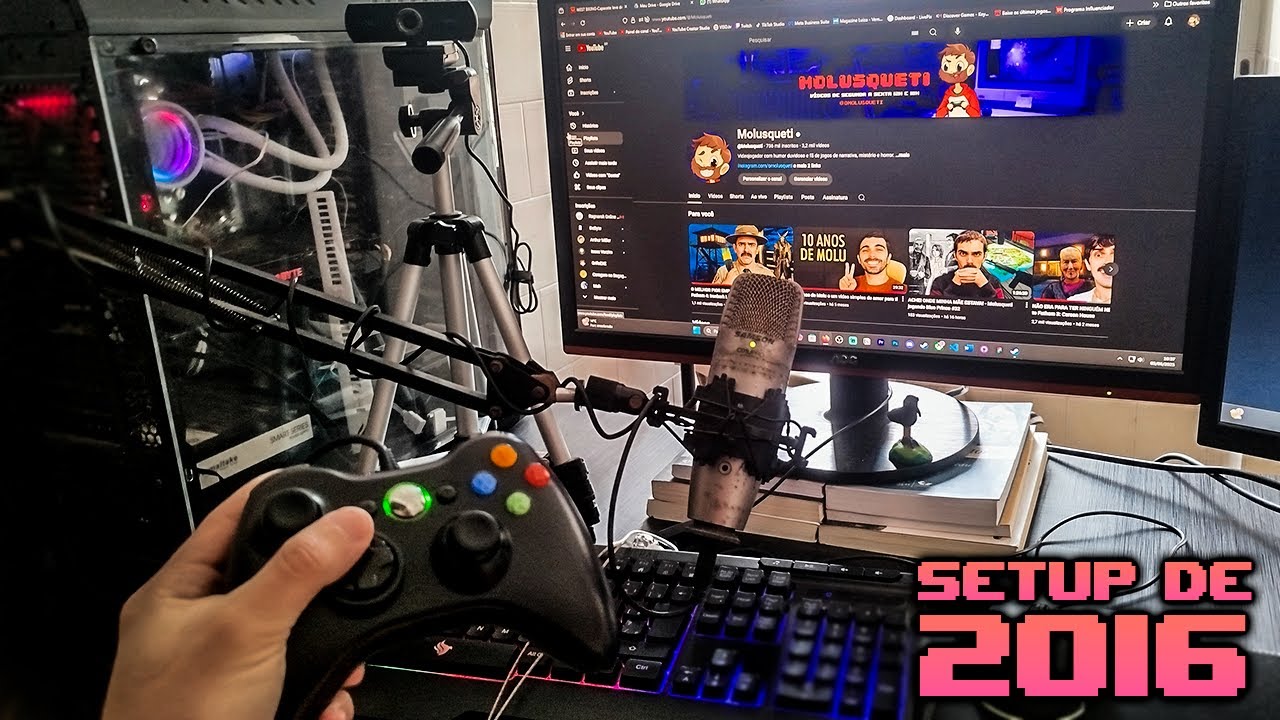tour pelo meu setup de youtuber de 9 anos - YouTube