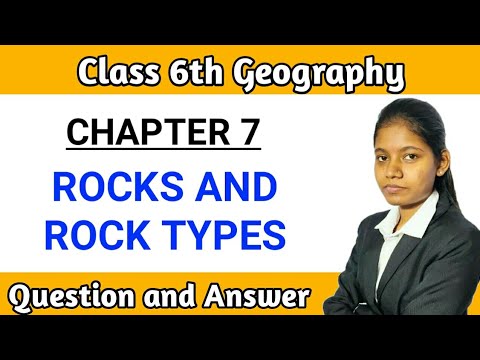 Rock and rocks type question answer | class 6th geography chapter 7 ...
