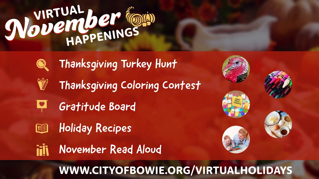 Virtual November Happenings - YouTube