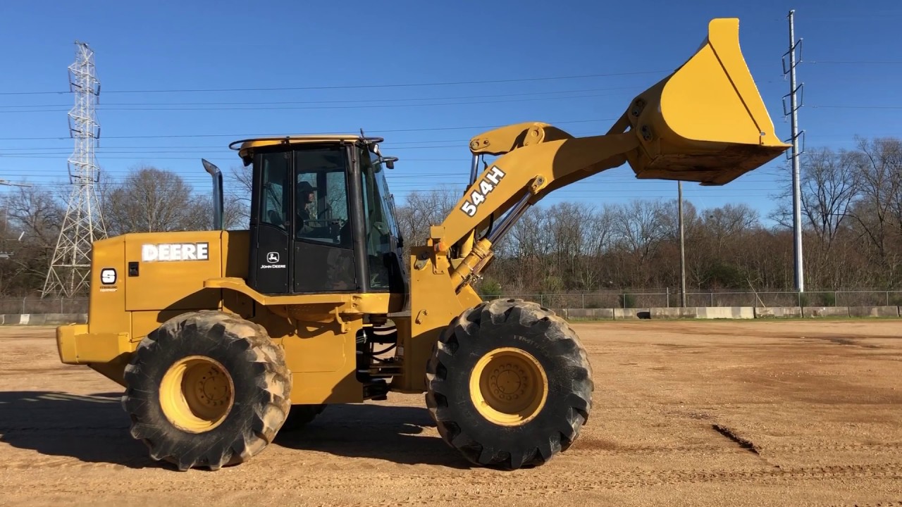 John Deere 544H Wheel Loader - YouTube