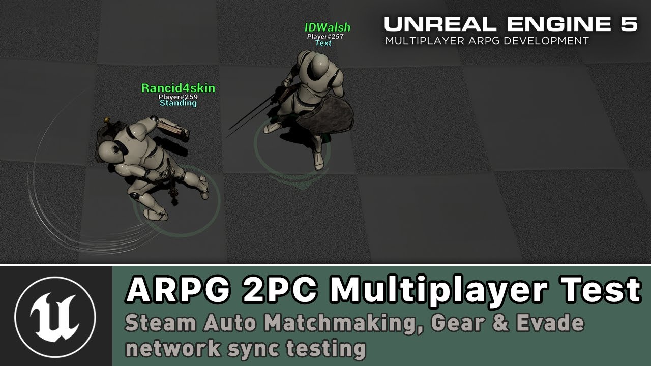 ARPG 2PC Multiplayer Steam Test - YouTube
