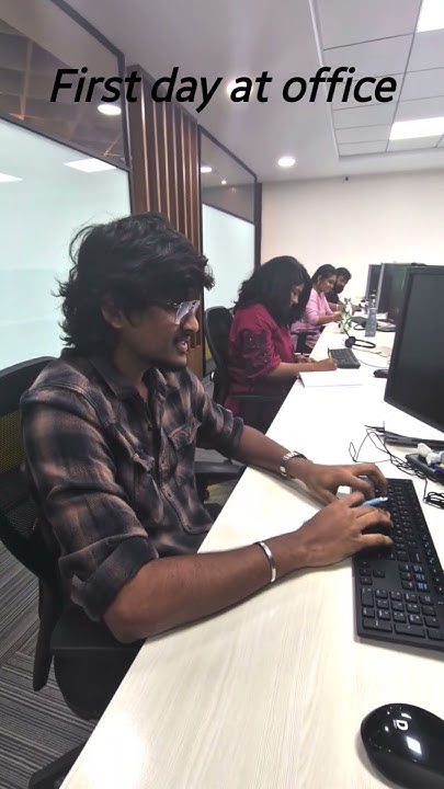 First Day Vs After one month at office #officelife #office #funny #work #officework # ...