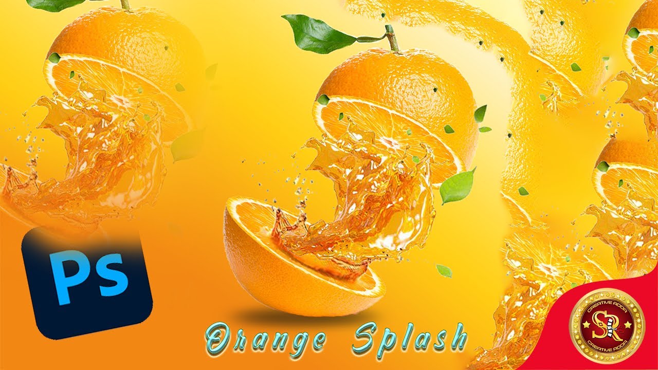 How to Photo Manipulation Orange Fruit Slice - Photoshop ...