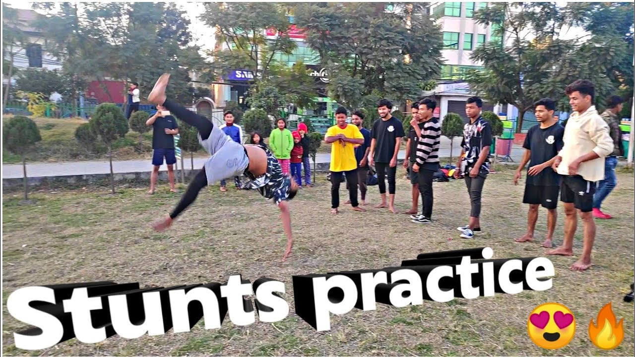 Tricking / Flips / Tumbling practice || Kathmandu gathering practice 🔥🔥 ...