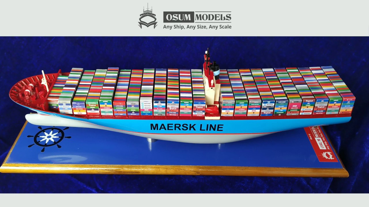 Maersk Container Ship Model Kit