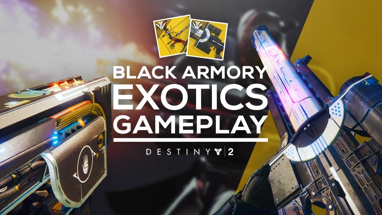 New Black Armory Exotics Gameplay - Izanagi's Burden, Jotunn, Le ...