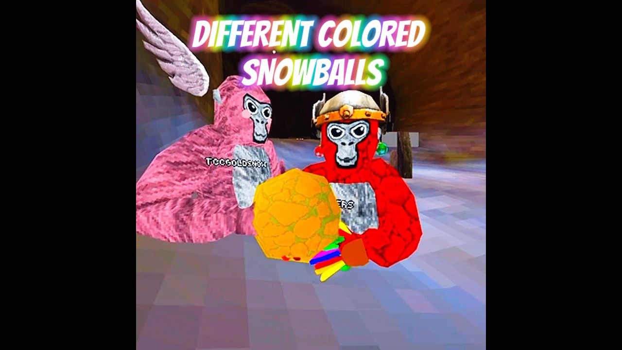 How to get different colored Snowballs! #gorillatag #oculus # ...
