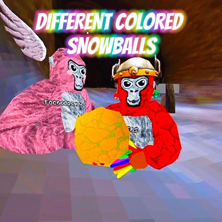 How to get different colored Snowballs! #gorillatag #oculus # ...