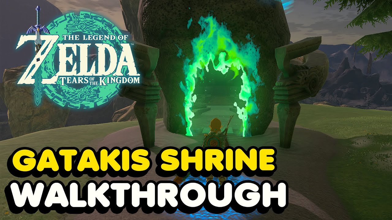 Zelda Tears Of The Kingdom - Gatakis Shrine Walkthrough - YouTube