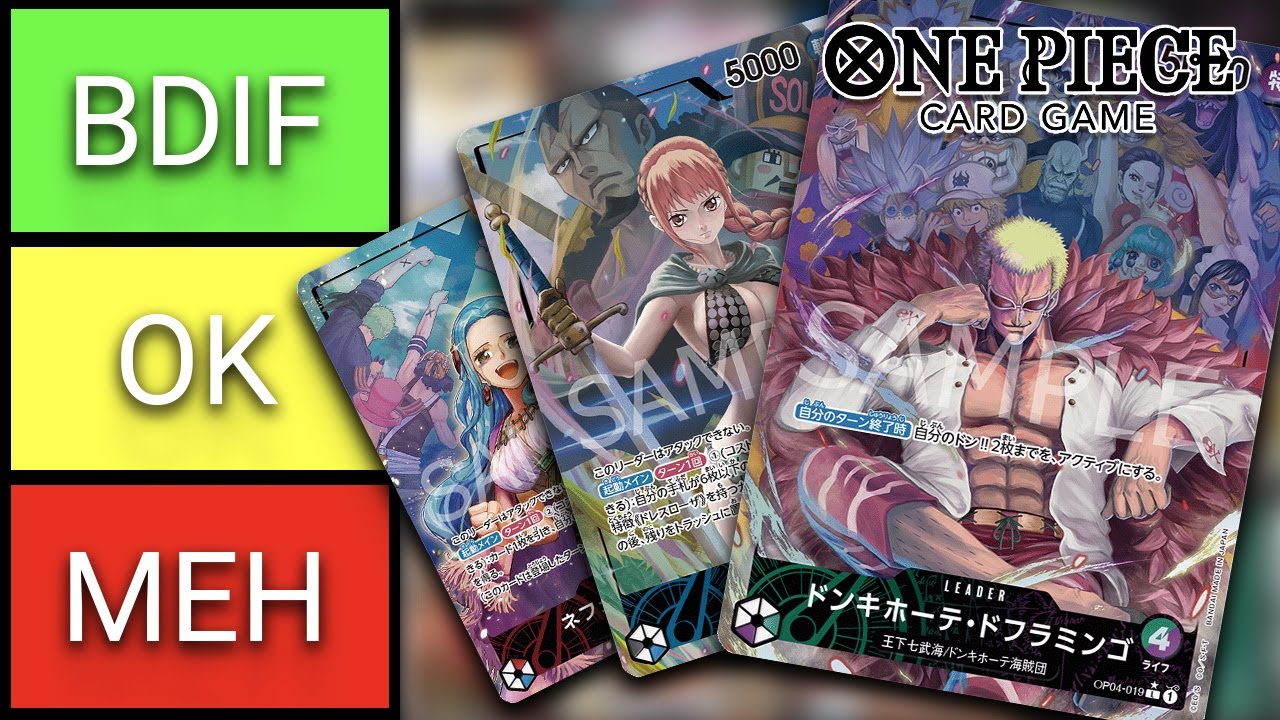 OP-04 Leader Tierlist | One Piece Card Game - YouTube
