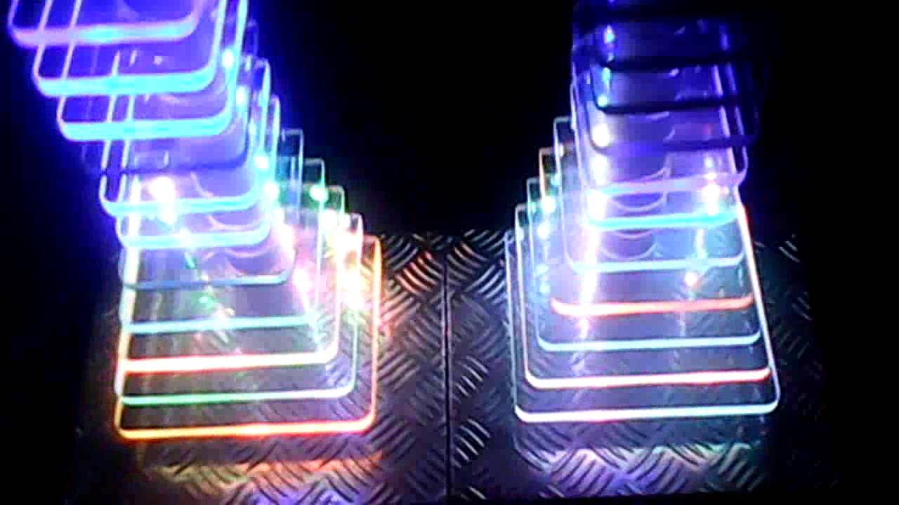 VU DE LED COM ACRÍLICOS - YouTube