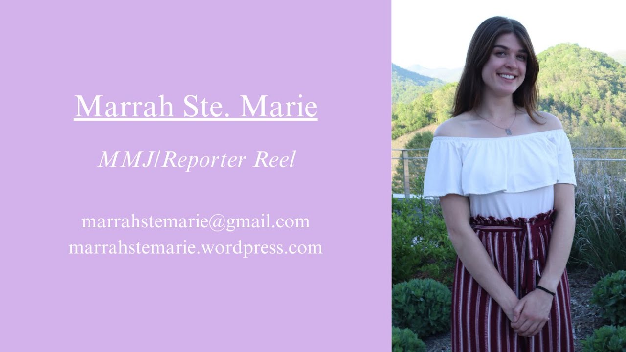 Marrah Ste Marie Reporter Reel 2025 - YouTube