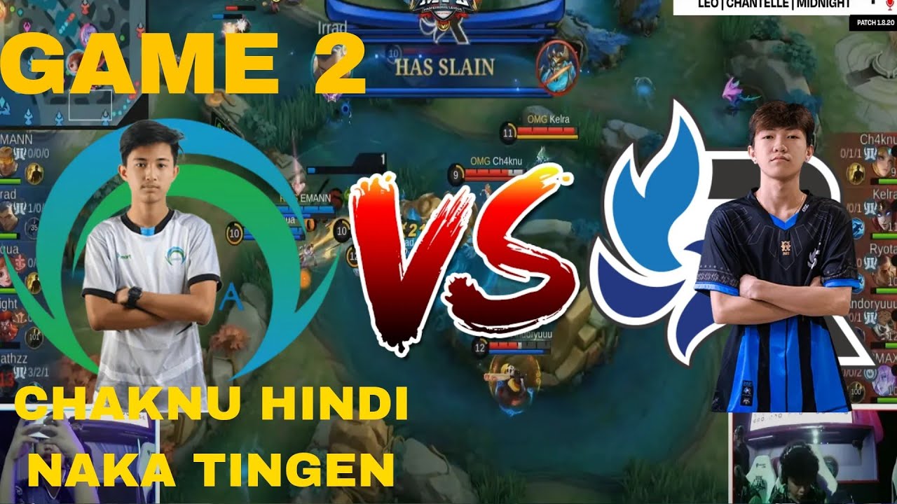 CHAKNU WALA NG BUFFED YSKAELA?!| OMG VS RSG| WEEK 3 DAY 2 GAME 2| #mpl ...