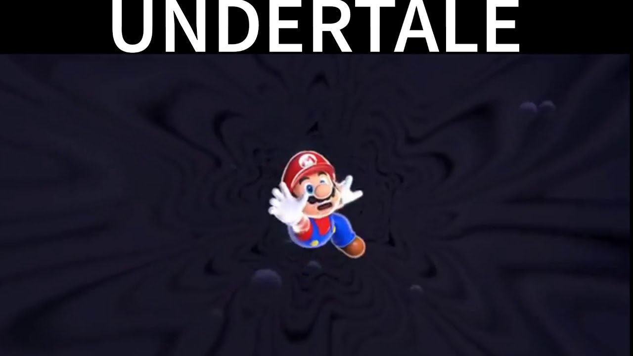 Undertale mario falling down meme - YouTube