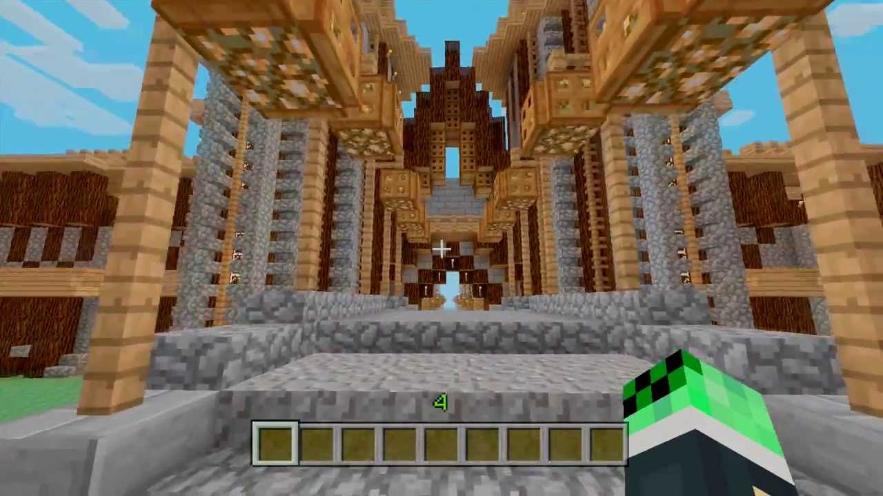Minecraft Old style city - YouTube