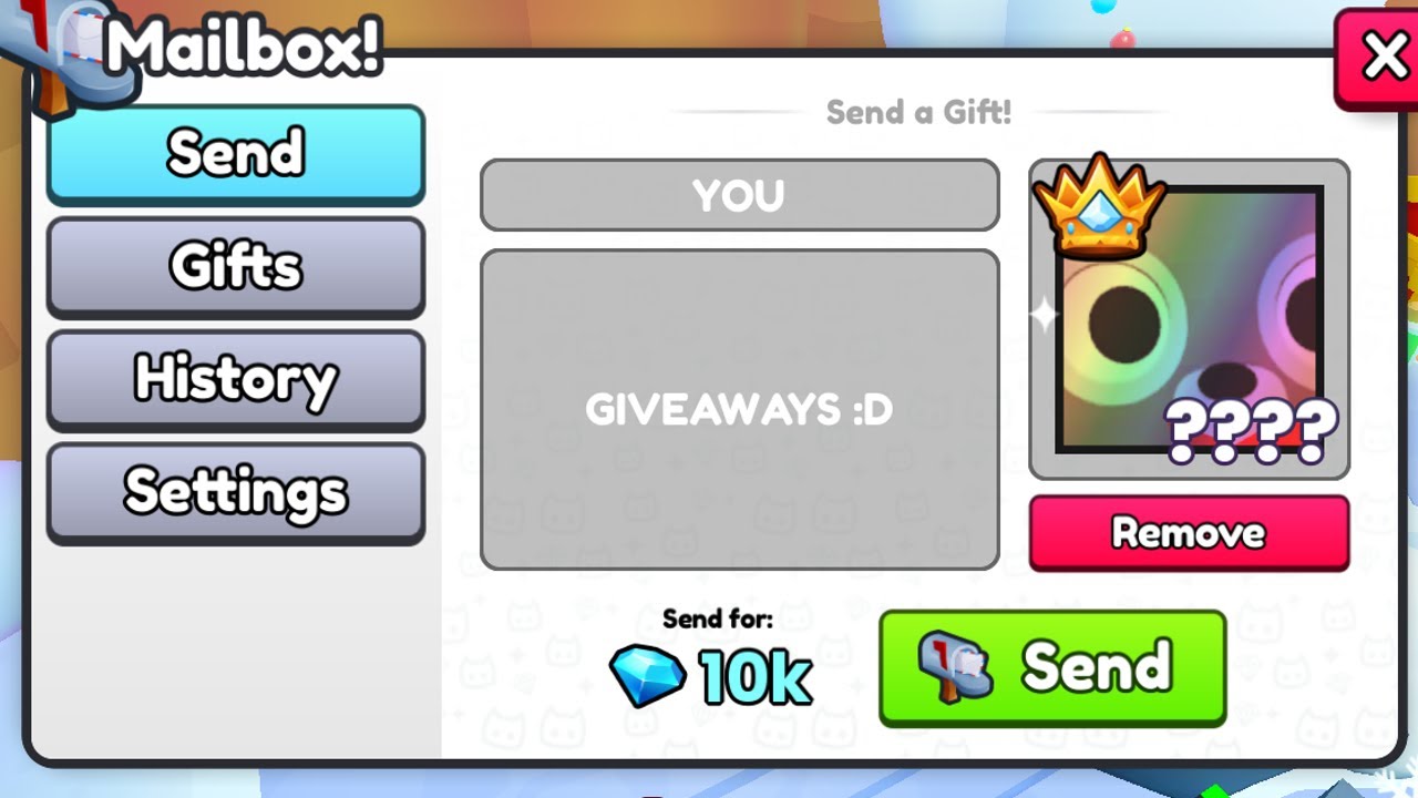 🔴 MAILBOX GIVEAWAYS! HUGE PETS AND EXCLUSIVES!? (Pet Simulator 99 ...