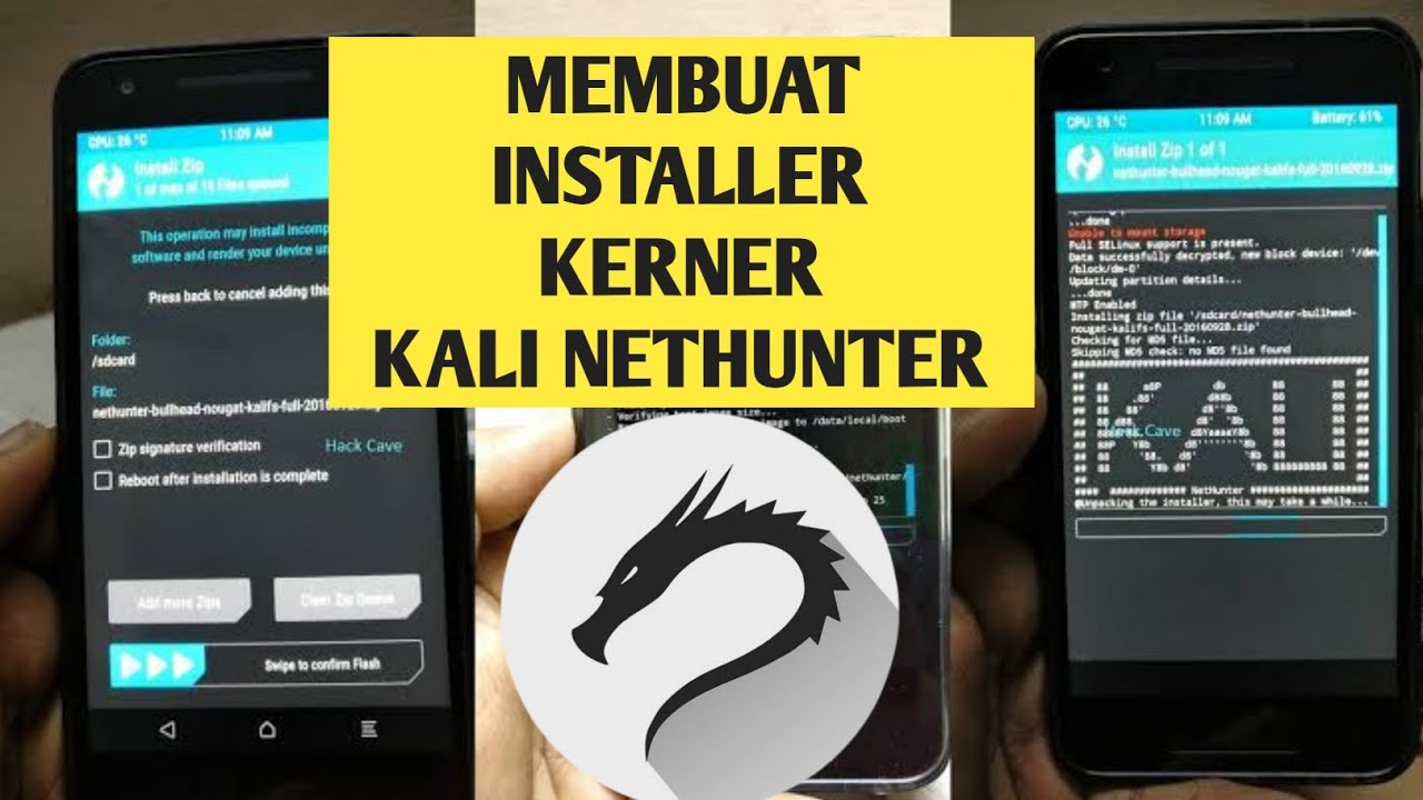 membuat flashable zip kernel install lewat twrp - YouTube