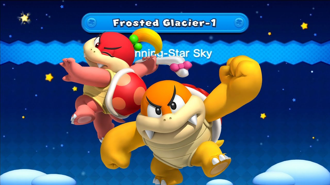 New Super Mario Bros. U: Frosted Glacier - "Geleira nevada" - Nintendo ...
