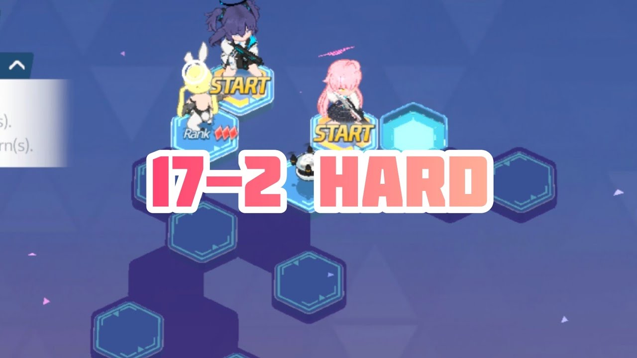 [Blue Archive Global] Stage 17-2 HARD 3 Stars | Clear within 5 Turns ...