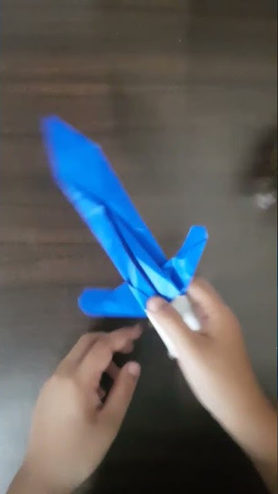 Origami Minecraft Sword Shorts Ytshorts Trending Origami Jeremyshaferorigami Viral