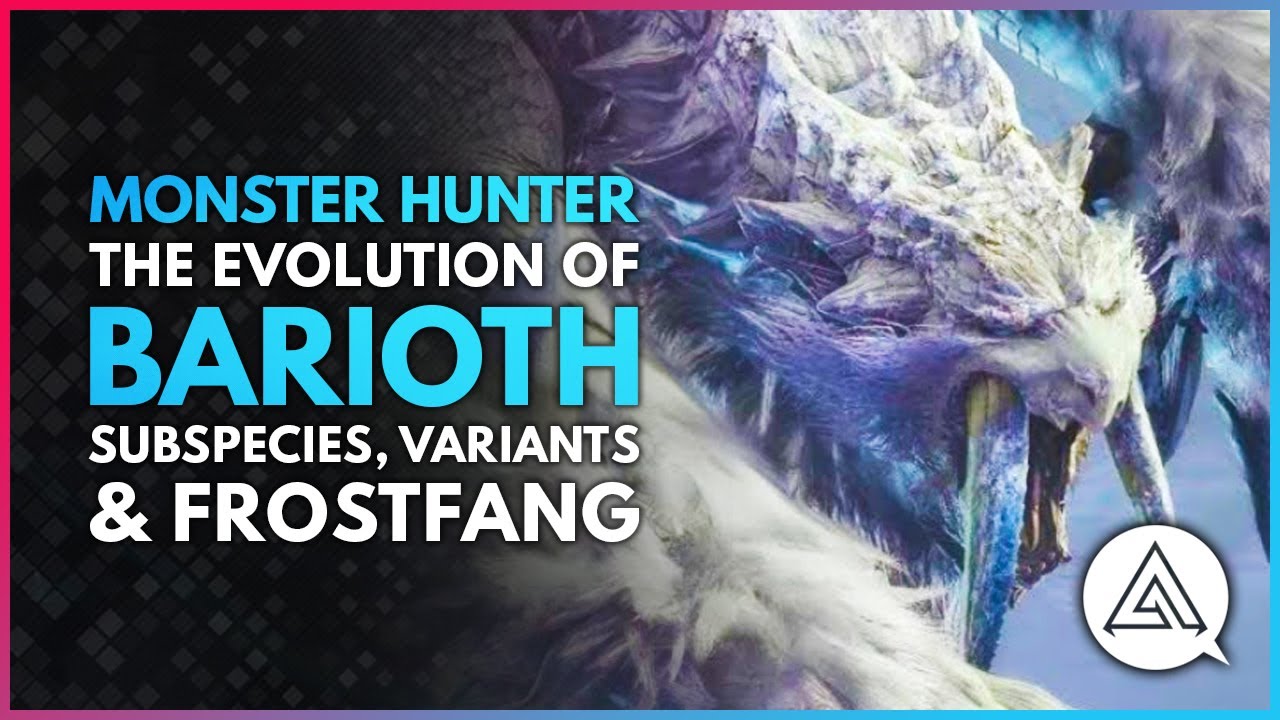 Monster Hunter World Iceborne | The Evolution of Barioth - Subspecies ...