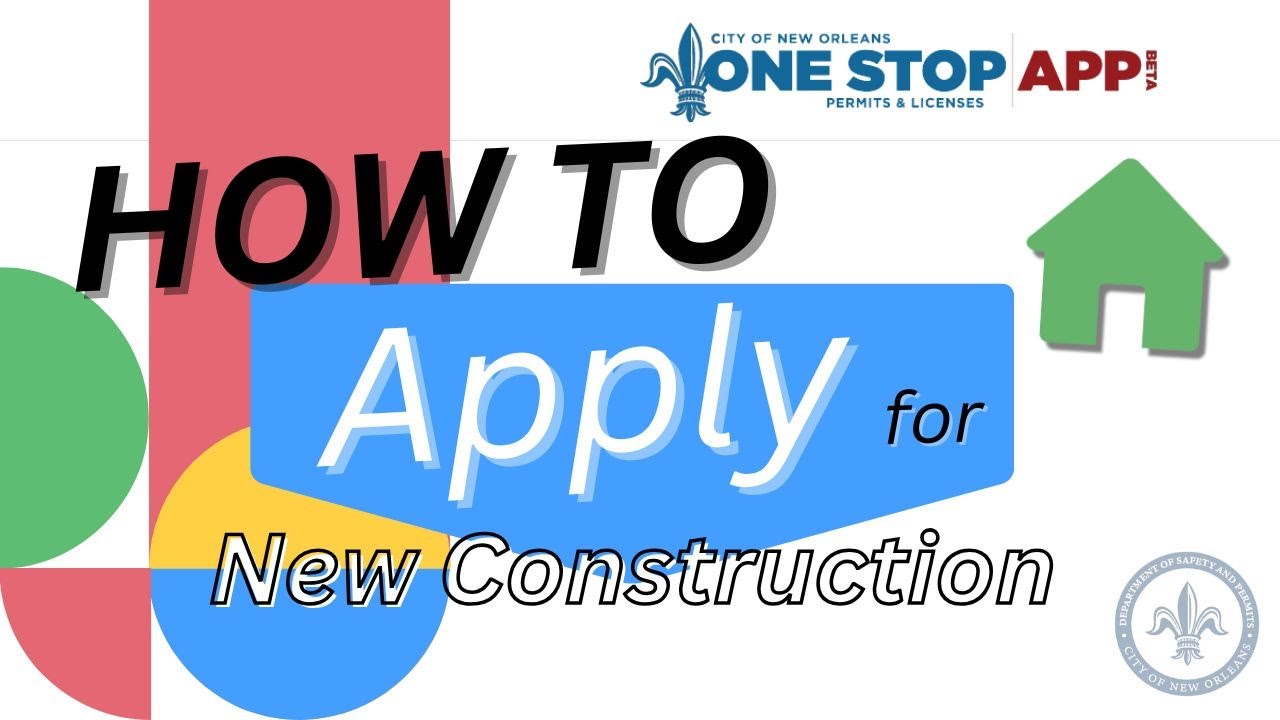 How to file for a New Construction building permit - City of New ...