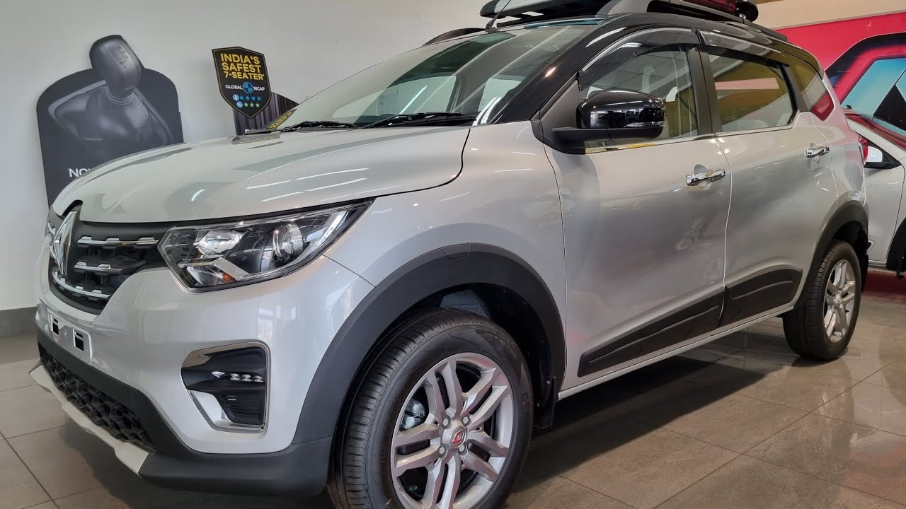 Renault Triber, Moonlight Silver with Black Roof, (MT) - YouTube