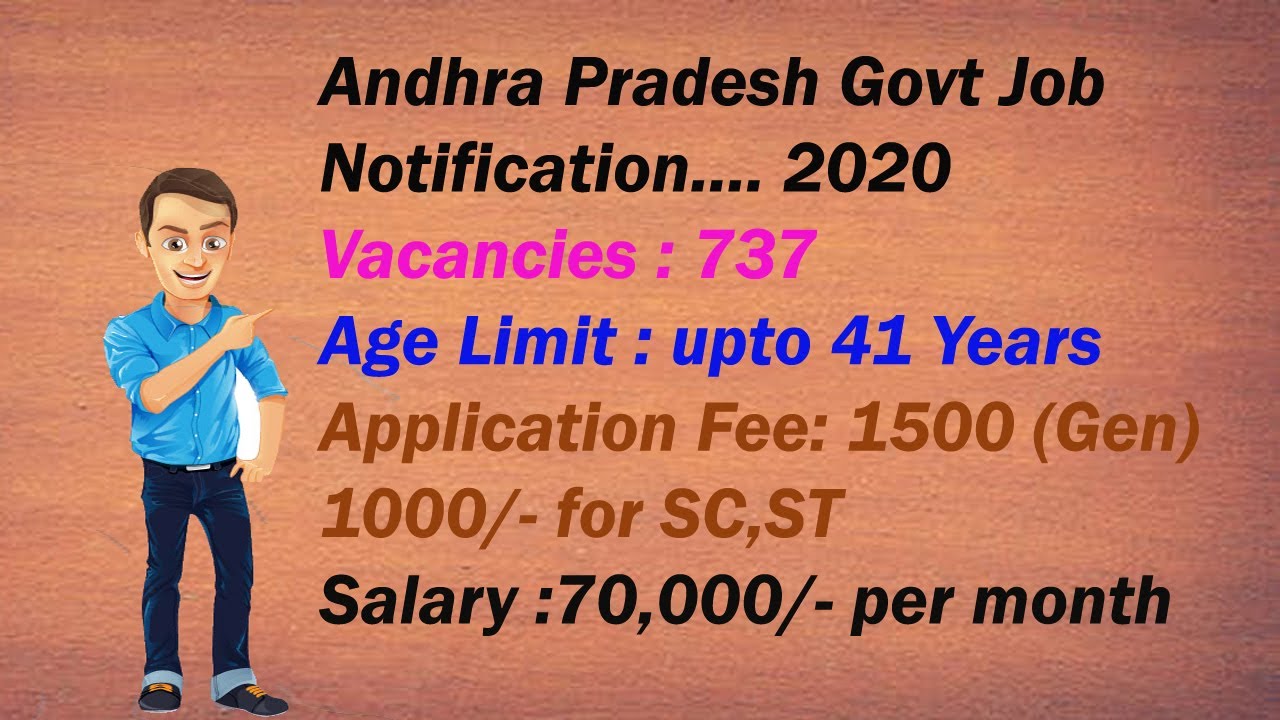Andhra Pradesh Govt Job Notification 2020 | DME | ఆంధ్ర ప్రదేశ్ ...
