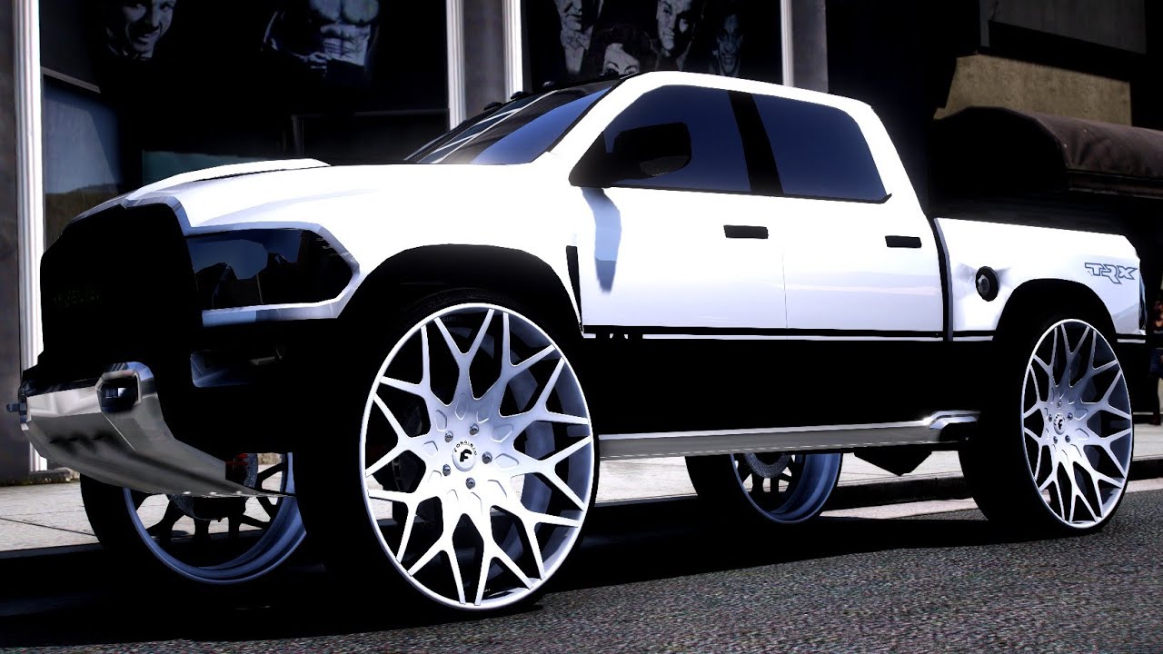 RAM TRX on 34s Forgiato wheels - GTA5 MODS @oGPoLa