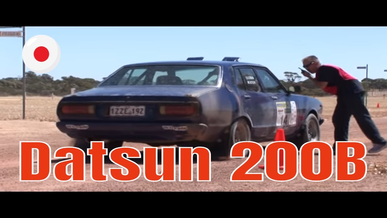 Datsun 200B Rally Car Driven - YouTube