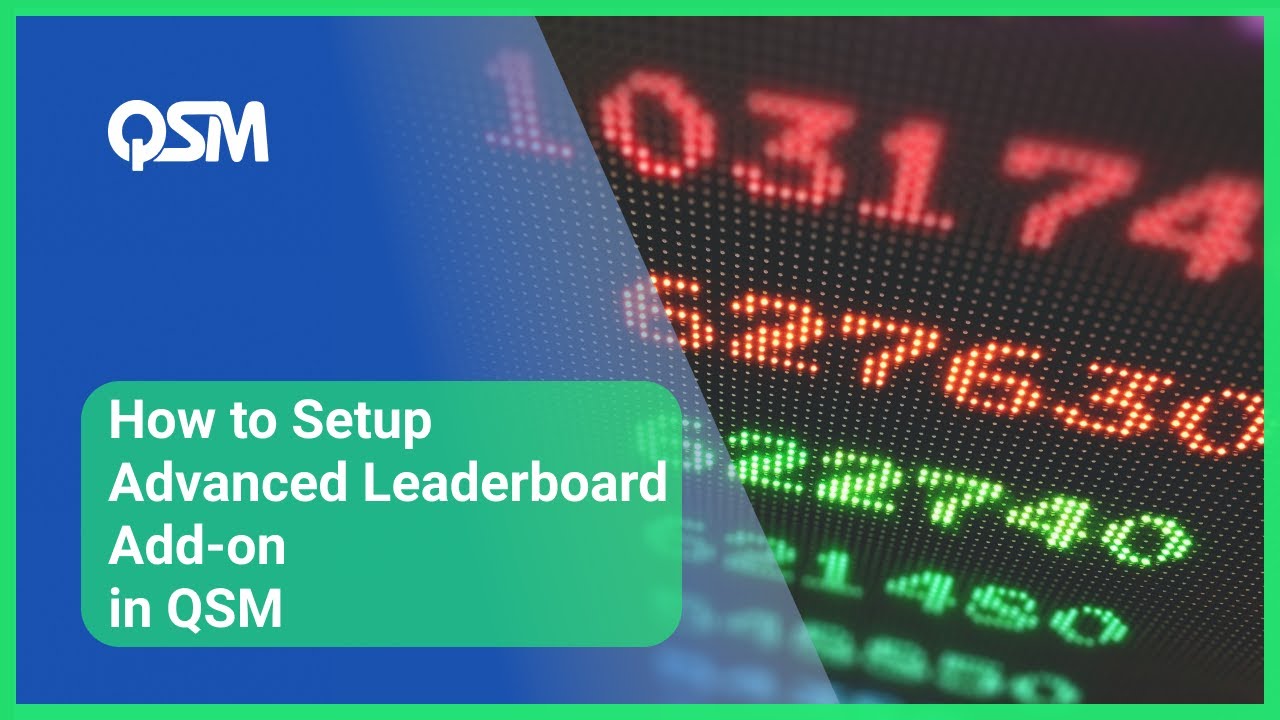 How to Set up Advanced Leaderboard Addon | QSM Plugin - YouTube