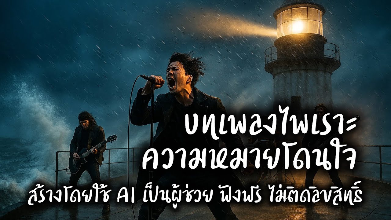 อากาศ (Emotional Rock / Screamo Version) | Overdose Music Studio [Official AI MV] - YouTube