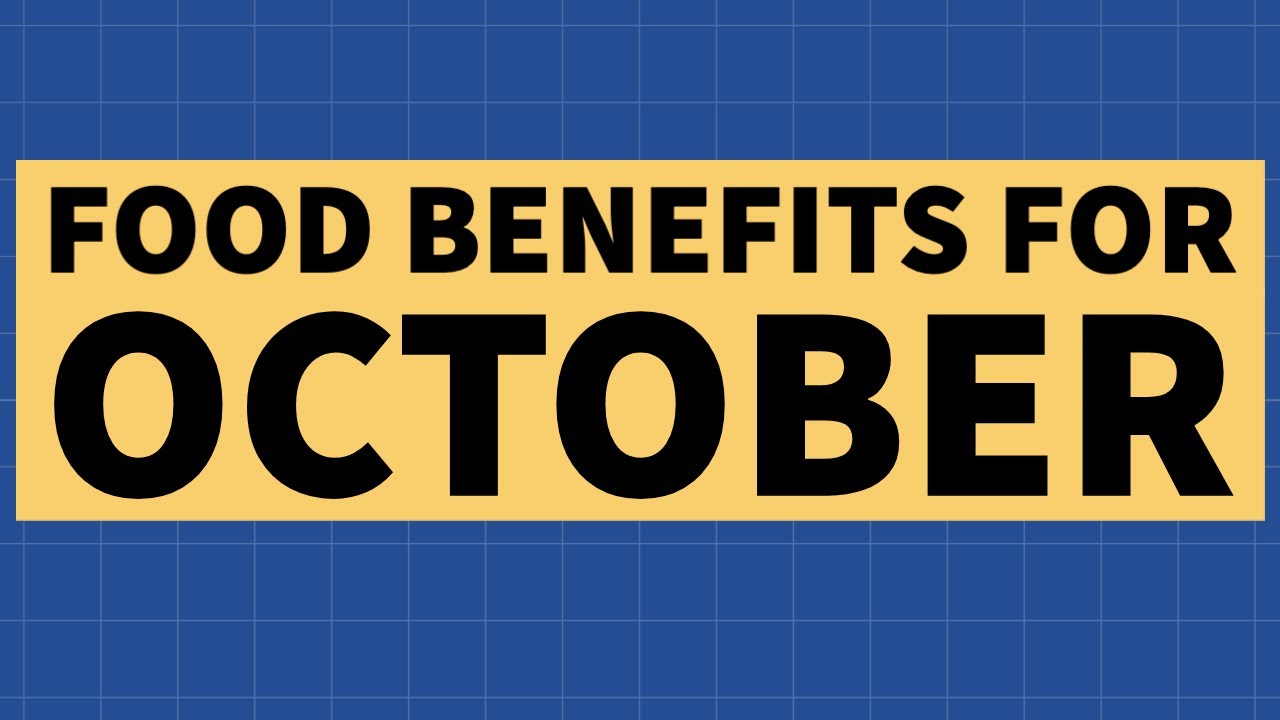 WI Food Assistance Benefit for October - YouTube
