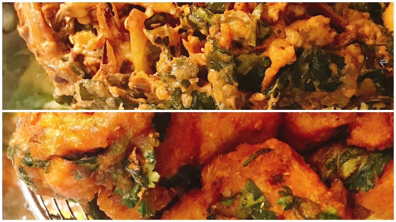 How To Make Chicken Pakora | Spinach Pakora | How To Make Crispy Pakora ...