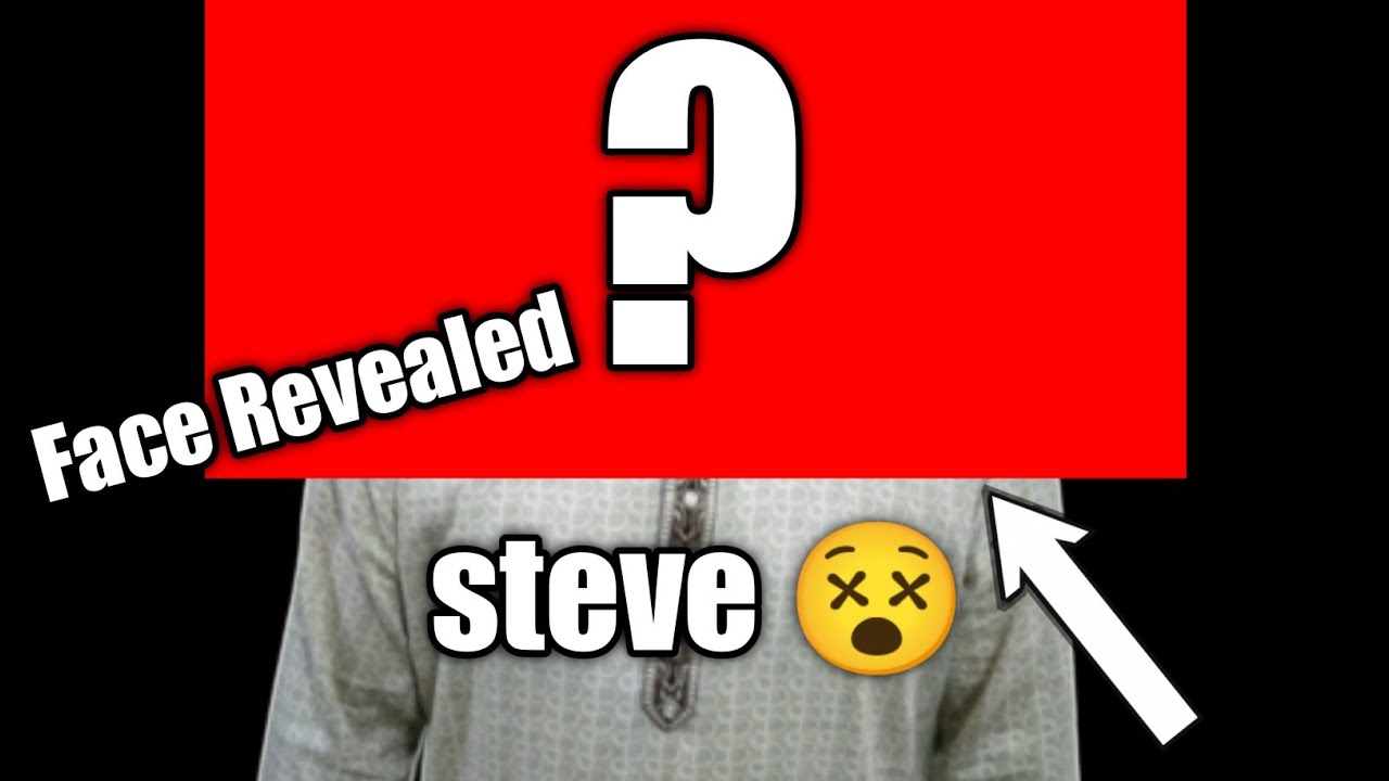 STEVEEE FACE REVEAL - YouTube