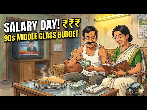90s Ki Shaam🌜|| A Salary day in 1990s || Papa Ki Salary, Mummy Ka Hisab (My Childhood story)ghibli