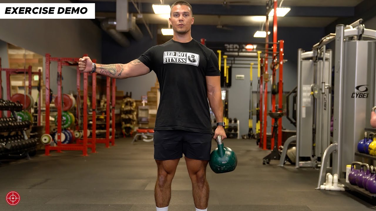 Single Arm Suitcase Kettlebell Deadlift | Exercise Demo - YouTube