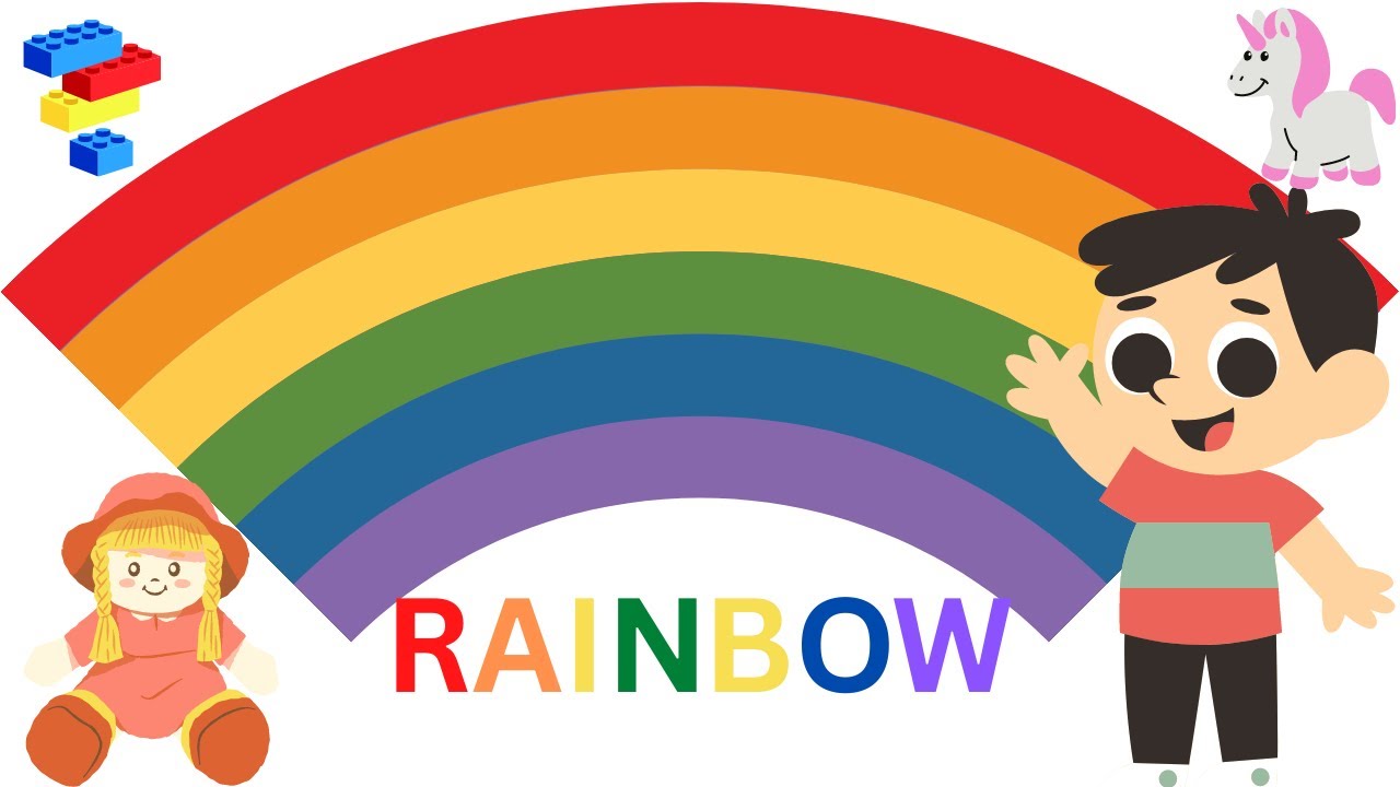 Kids vocabulary - Color - color mixing - Rainbow colors - English ...