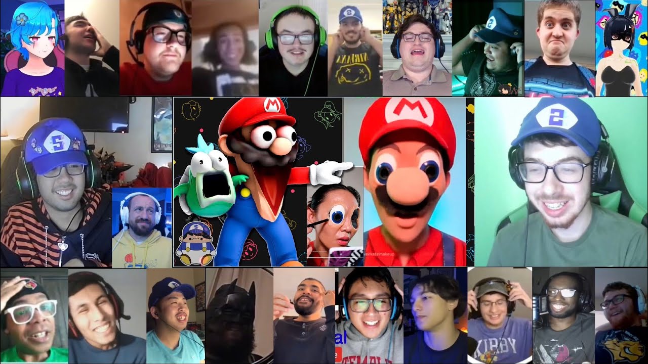 Mario reacts to Nintendo Memes 16 Ft. Boopkins Reaction Mashup - YouTube