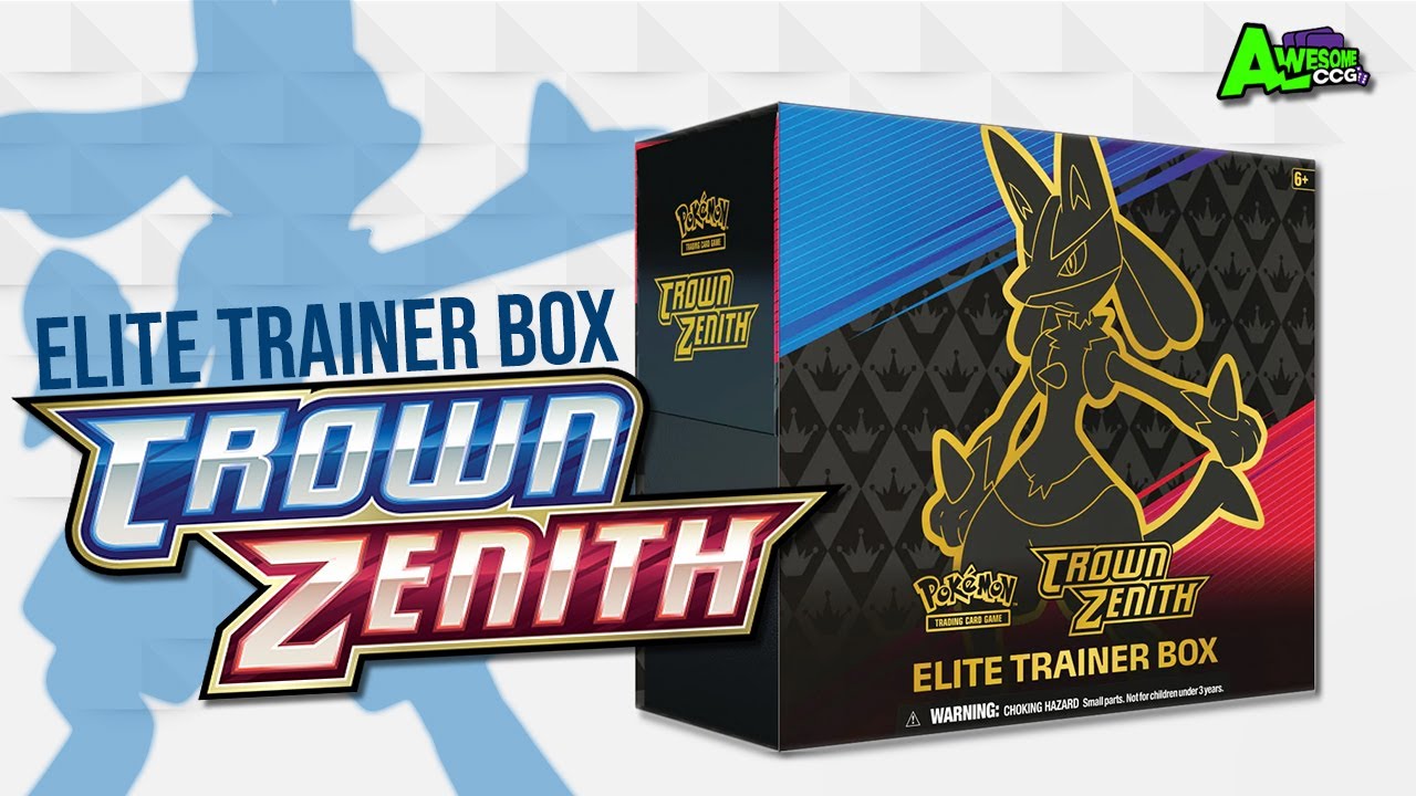 What's in a Crown Zenith Elite Trainer Box?! Multiple Hits! - YouTube